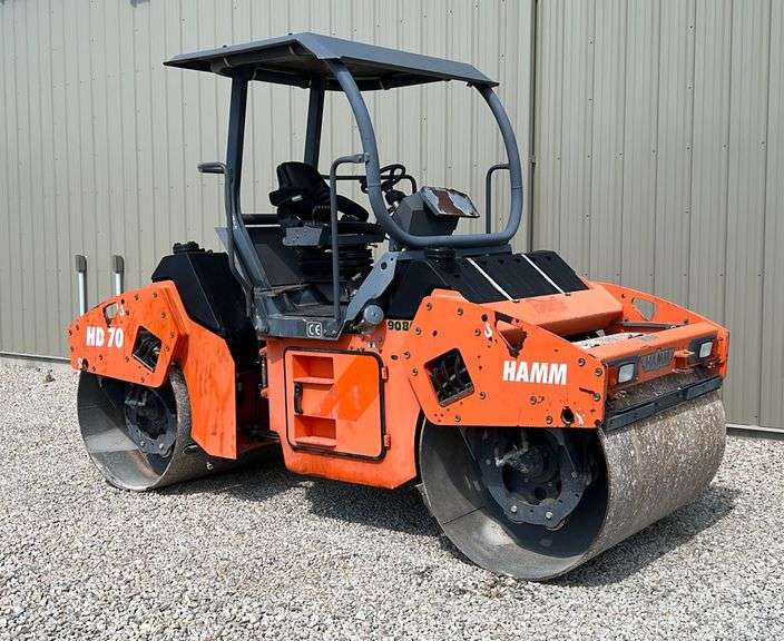 2005 Hamm HD70 double drum roller - Schneider Auctioneers LLC
