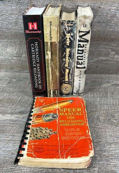 Ammo reloading books - Schneider Auctioneers LLC