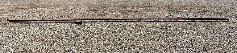 34' long steel rectangular tube beams - Schneider Auctioneers LLC