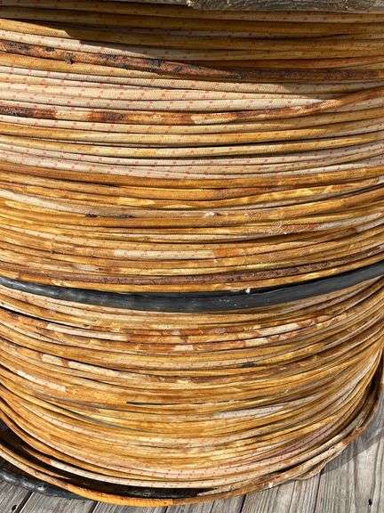Very large spool of nylon rope - Schneider Auctioneers LLC