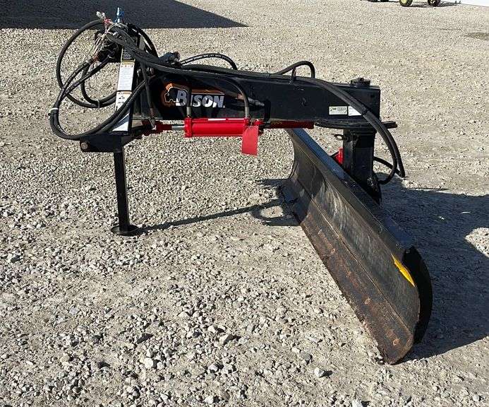 Bison NB80 240 8' 3-pt grader blade - Schneider Auctioneers LLC