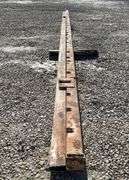 34' long steel rectangular tube beams - Schneider Auctioneers LLC