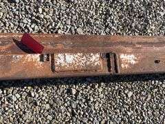 34' long steel rectangular tube beams - Schneider Auctioneers LLC