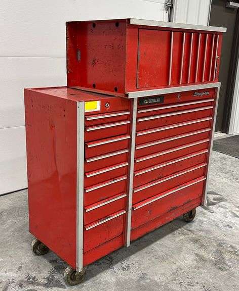 Snap-On rolling tool box w/ side box - Schneider Auctioneers LLC