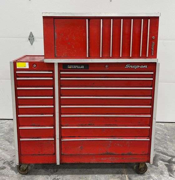 Snap-On rolling tool box w/ side box - Schneider Auctioneers LLC