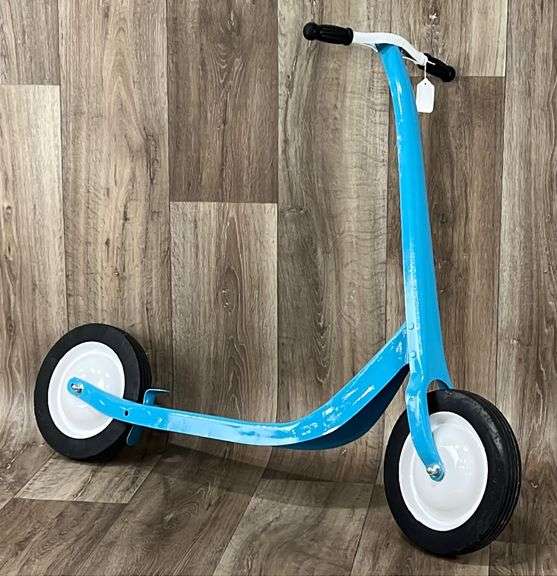 Restored stand on push scooter - Schneider Auctioneers LLC