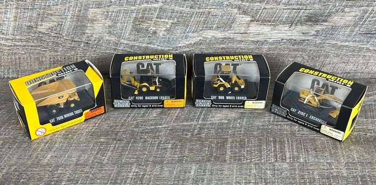 Group of Norscot Caterpillar Construction Minis - Schneider Auctioneers LLC