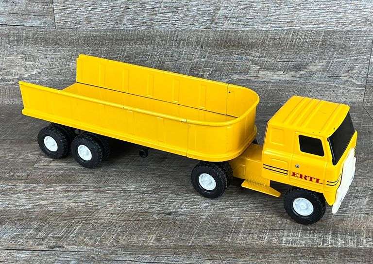 Ertl Cabover truck w/end dump trailer - Schneider Auctioneers LLC