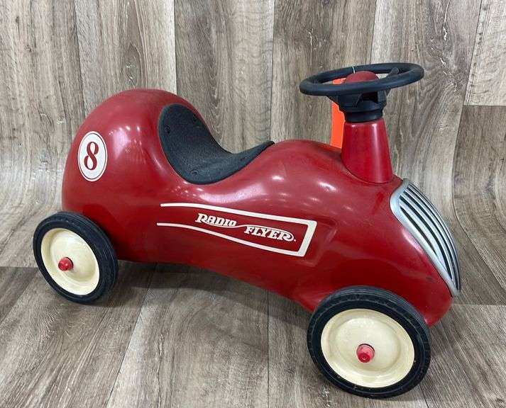 Radio Flyer metal ride on car - Schneider Auctioneers LLC