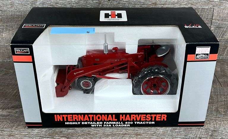 1/16 SpecCast IH Farmall 400 w/ 33A loader - Schneider Auctioneers LLC