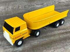 Ertl Cabover truck w/end dump trailer - Schneider Auctioneers LLC