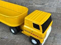 Ertl Cabover truck w/end dump trailer - Schneider Auctioneers LLC