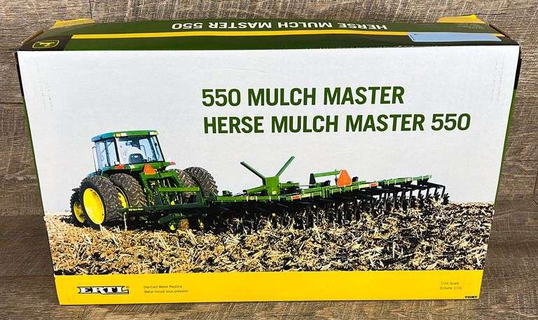 1/16 Ertl John Deere Mulch Master 550 - Schneider Auctioneers LLC