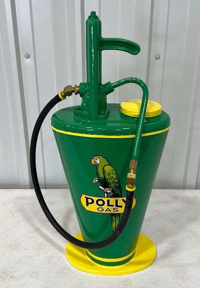 Restored Polly Gas Alemite oil lubester tank w/ pump - Schneider ...