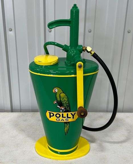 Restored Polly Gas Alemite oil lubester tank w/ pump - Schneider ...