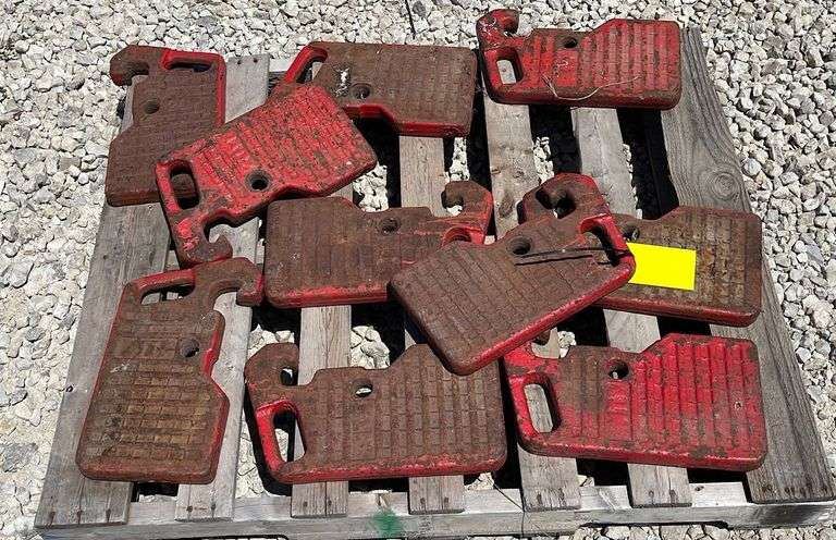 10 small tractor suitcase weights - Schneider Auctioneers LLC