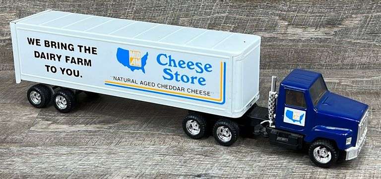 Ertl International Mid-American Cheese Store metal tractor trailer ...