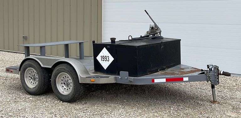 Homemade fuel & service trailer, no title - Schneider Auctioneers LLC