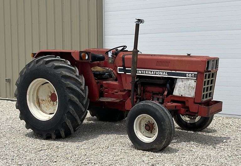 International 584 diesel tractor - Schneider Auctioneers LLC