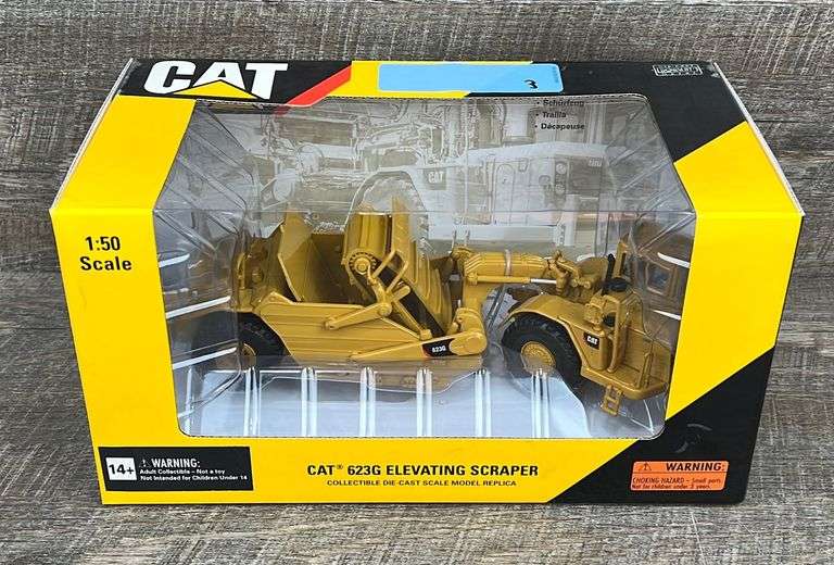 1/50 Norscot Cat 623G elevating scraper - Schneider Auctioneers LLC