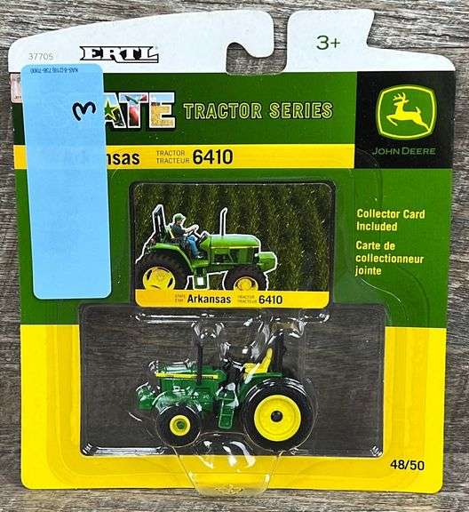 1/64 Ertl state tractor series Arkansas John Deere 6410 - Schneider ...