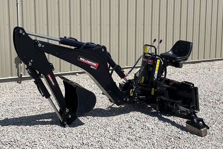 Unused Wallenstein GX920 backhoe w/ 3-pt and skid steer hitch ...