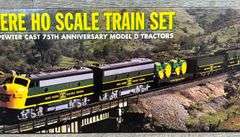 Athearn HO Scale John Deere train set - Schneider Auctioneers LLC