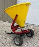 Rankin 300 pull type ground drive seed spreader - Schneider Auctioneers LLC