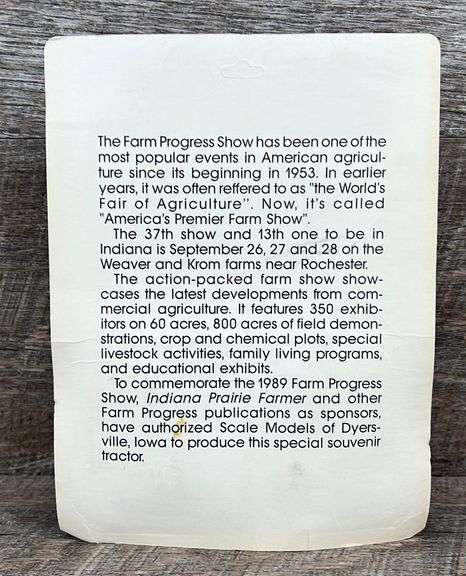 1/64 Scale Models Ford 846 tractor - Schneider Auctioneers LLC