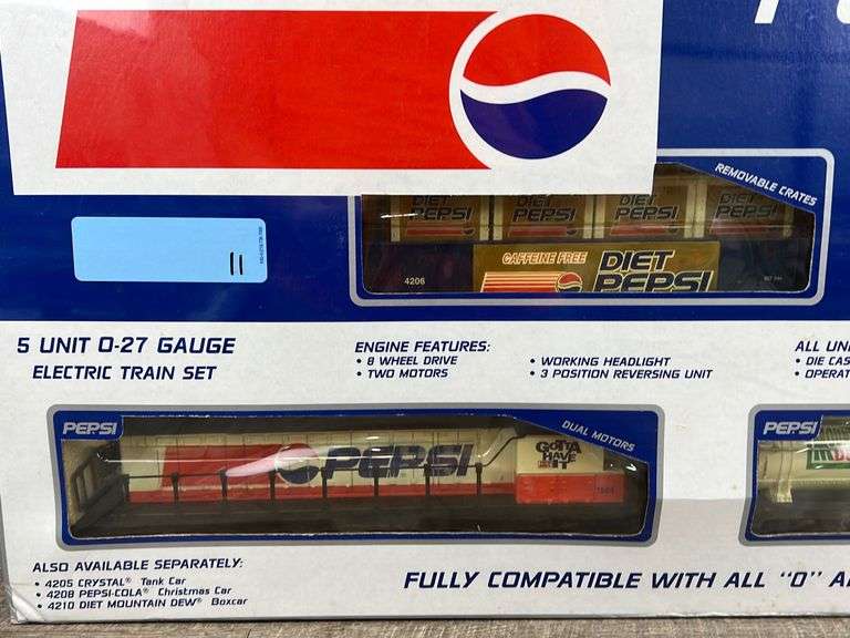Train Express 5 Unit 0-27 Gauge Pepsi electric train set - Schneider ...