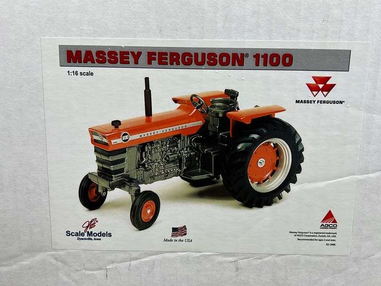 1/16 Scale Models Massey Ferguson 1100 tractor - Schneider Auctioneers LLC