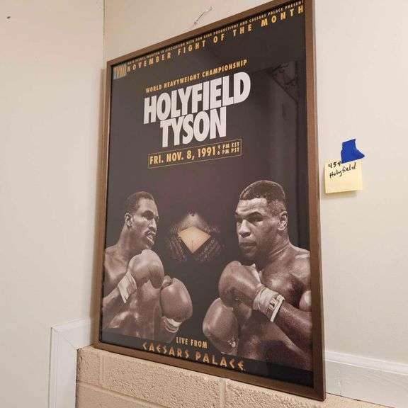 Evander Holyfield VS. Mike Tyson 1991 Poster - BidSells