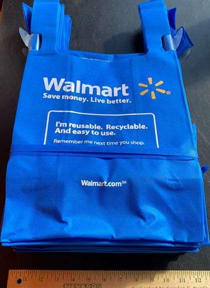 Reusable Walmart Bags - Sherwood Auctions