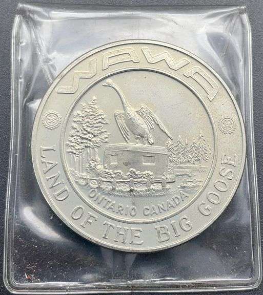 $1 Goose Buck Wawa Land of the Big Goose Coin - Sherwood Auctions