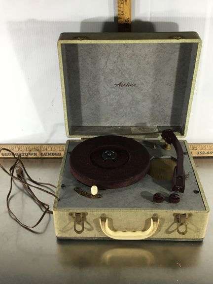 Airline Vintage Record Player - Sherwood Auctions
