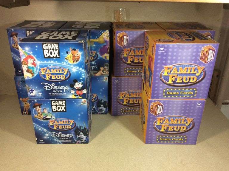 12 Family Feud Game Boxes 6 Disney & 6 Regular New In Sealed Boxes ...