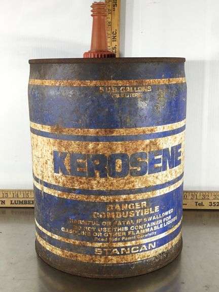 5 Gallon Metal Kerosene Can - Sherwood Auctions