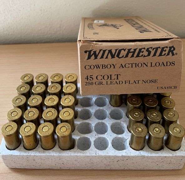 20 rounds of Winchester 45 Colt Cowboy Action Loads - Sherwood Auctions