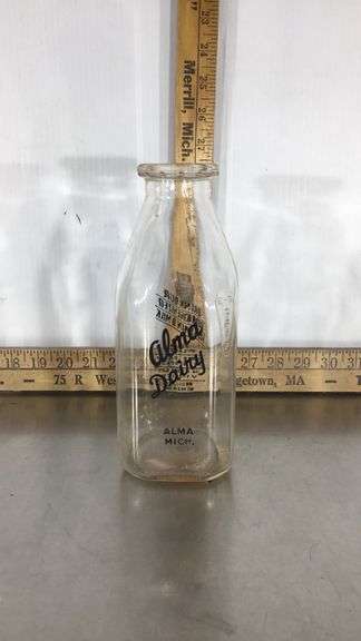 Alma Dairy Milk Bottle - Sherwood Auctions