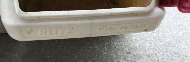 Blitz Stackable Plastic Bins - Sherwood Auctions