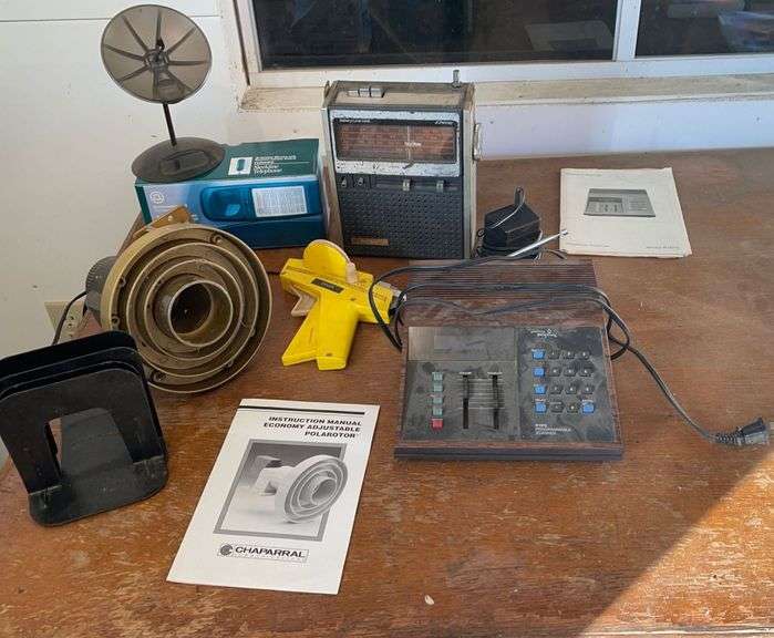 Programmable Scanner, Label maker, AM/FM radio & more - Sherwood Auctions