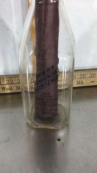 Alma Dairy Milk Bottle - Sherwood Auctions