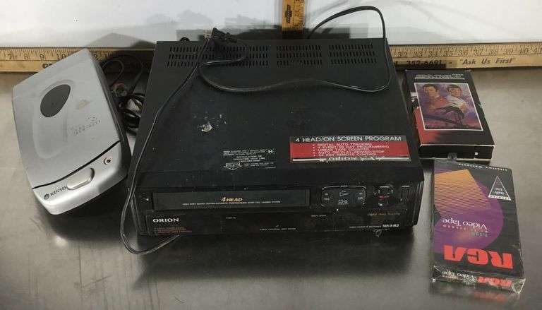 VHS, VHS Rewinder, and VHS Tapes - Sherwood Auctions