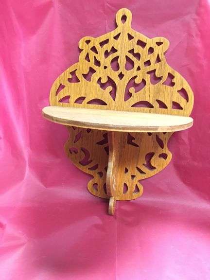 German Scrollwork Display Shelf - Sherwood Auctions