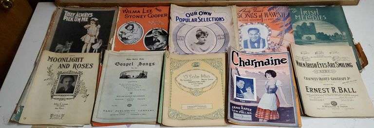 Vintage music books & sheet music - Sherwood Auctions