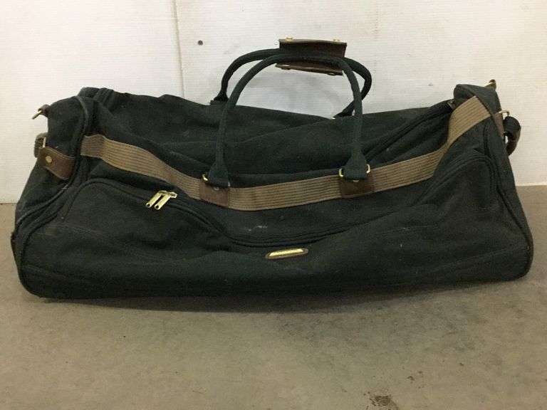 Protocol Denim Rolling Duffle Travel Bag - Sherwood Auctions