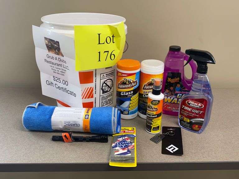 Auto Care Bucket of Products donated by AutoZone of Alma and - Sherwood ...