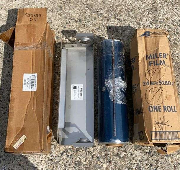 Miler Film & Miler Speed Wrap Dispenser - Sherwood Auctions
