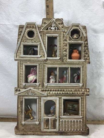 Shadow Box with Figurines - Sherwood Auctions