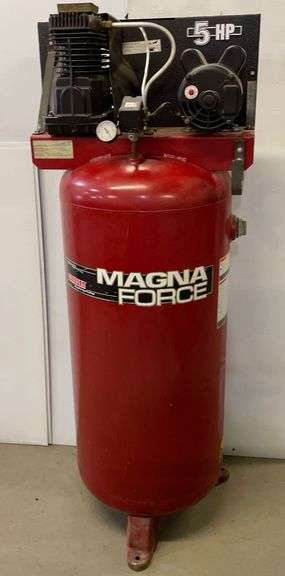 Magna Force 5HP 60Gal Air Compressor - Sherwood Auctions